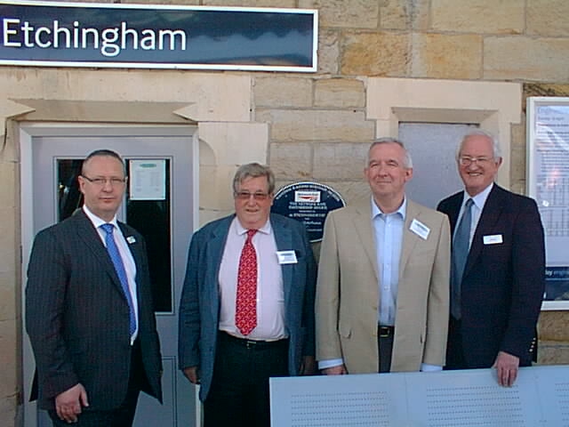 Etchingham Bistro Plaque Unveiled | National Railway Heritage Awards