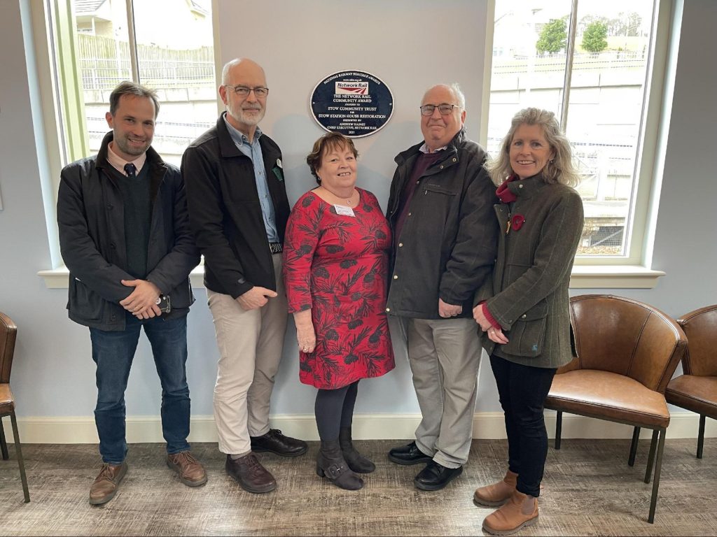 Restored station at Stow sees plaque unveiled | National Railway ...